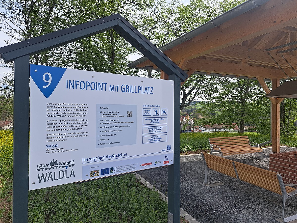 Infopoint mit Grillplatz - Natur.Erlebnis.Wäldla
